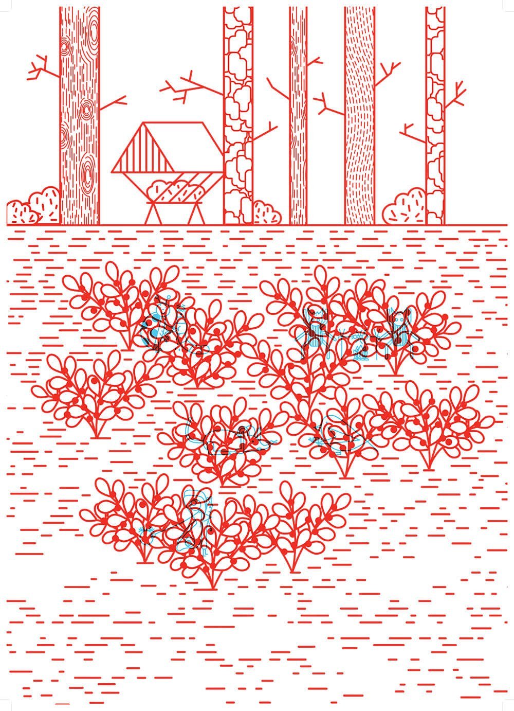 POP – PAP Plakát / V lese | UDRUMI